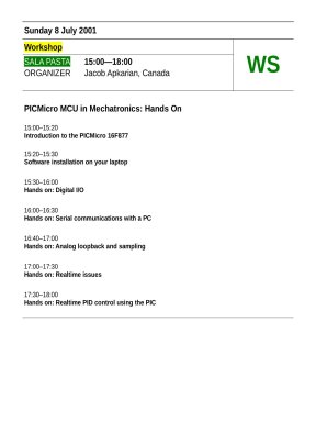 PICMicro MCU in Mechatronics Hands On