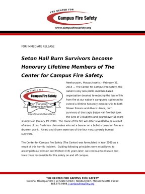 Seton Hall Burn Survivors become Honorary Lifetime Members of The ...