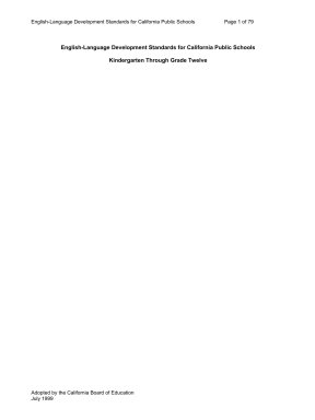 English-Language Development Standards for California Public Schools ...