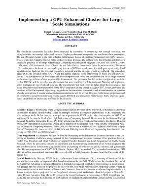 Implementing a GPU-Enhanced Cluster for Large-Scale Simulations