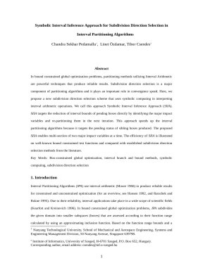 Symbolic Interval Inference Approach for Subdivision Direction Selection in Interval ...