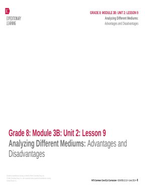 Analyzing Different Mediums Advantages and Disadvantages