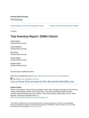 Tree Inventory Report- SOMA District