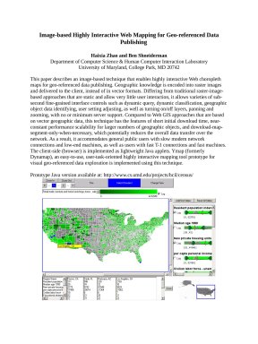 Image-based Highly Interactive Web Mapping for Geo-referenced Data Publishing