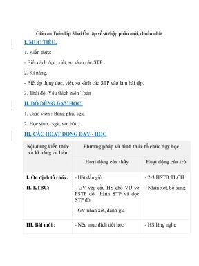 giao an on tap ve so thap phan 2022 moi nhat toan lop 5