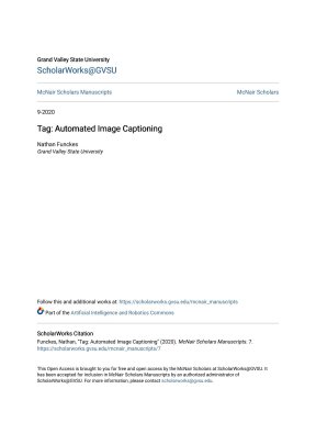 Tag- Automated Image Captioning