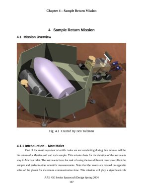Chapter 4 - Sample Return Mission