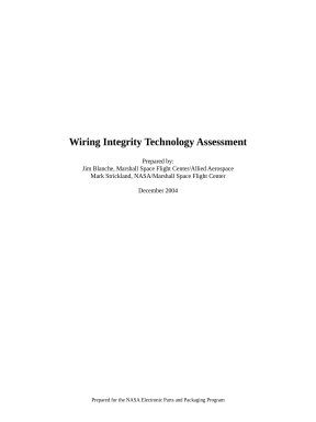 Wiring Integrity Tech Assessment Final