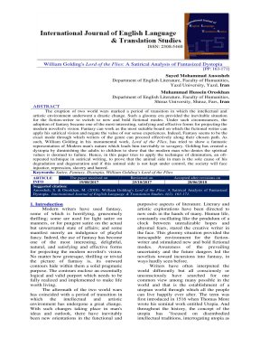 William goldings lord of the flies a sat