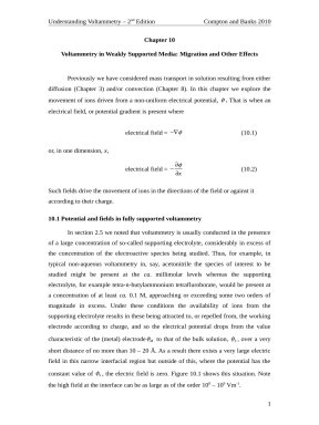 Chapter 10 Understanding Voltammetry Version 2