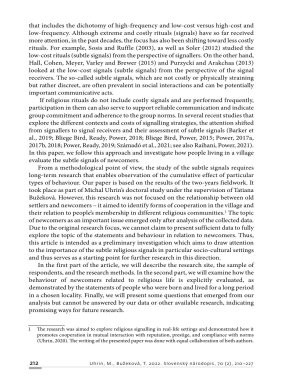 The role of subtle signals linked to rel 3