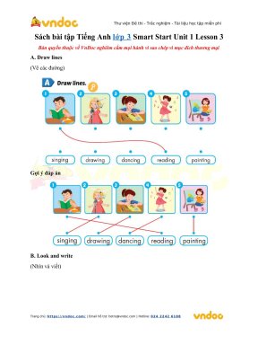 sbt tieng anh lop 3 smart start unit 1 lesson 3