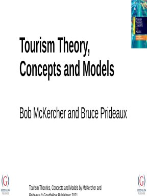 Lecture tourism theory, concepts and models chapter 3 the structure of ...
