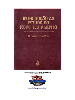 Broadus David Hale - Introducao ao Estudo do Novo Testamento