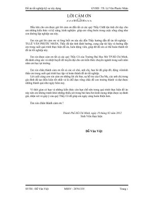 Đồ án tốt nghiệp kỹ sư xây dựng