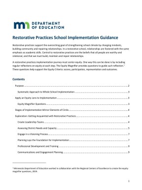Restorative Practices Implementation Guidance 010220