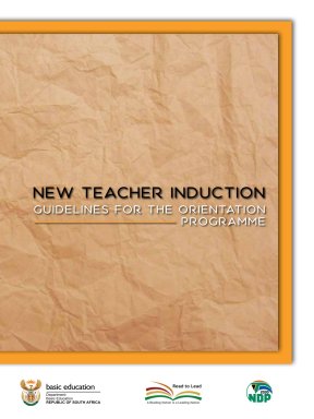 New Teacher Orientation Booklet