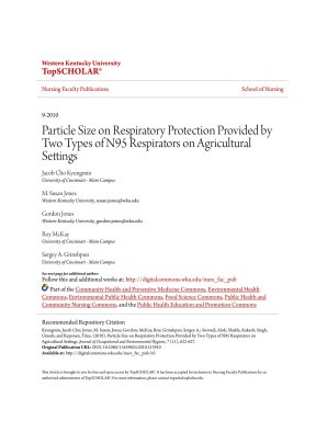 Particle Size on Respiratory Protection Provided by Two Types of