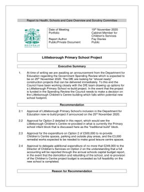 Littleborough Primary School Project enc. 1