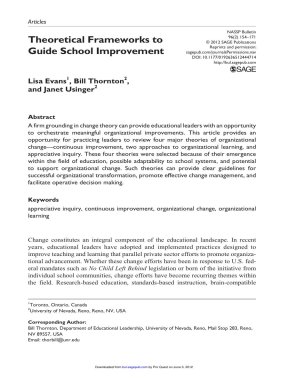 theoretical-frameworks-to-guide-school-improvement