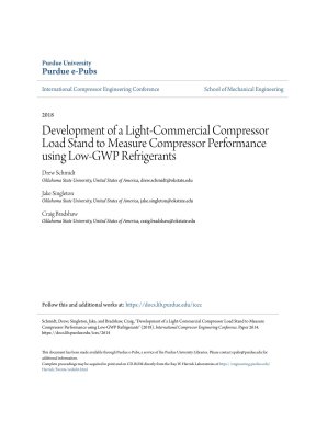 Development of a Light-Commercial Compressor Load Stand to Measur