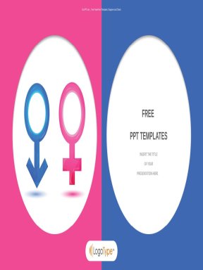 ( mẫu powerpoint ) male and female icons education PPT templates widescreen