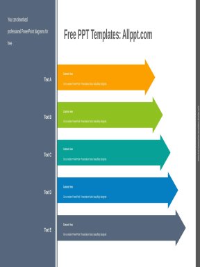 ( mẫu powerpoint ) stacked arrows powerpoint diagram
