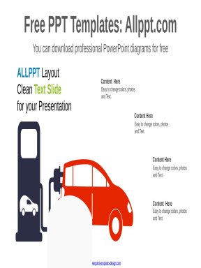 ( mẫu powerpoint ) electric vehicle charging powerpoint diagram