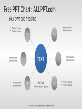 ( mẫu powerpoint ) 7 square relationship PPT diagrams widescreen1