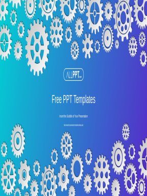 ( mẫu powerpoint ) mechanism system gear powerpoint templates