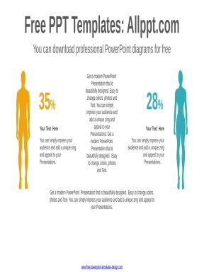 ( mẫu powerpoint ) male female ratio powerpoint diagram template
