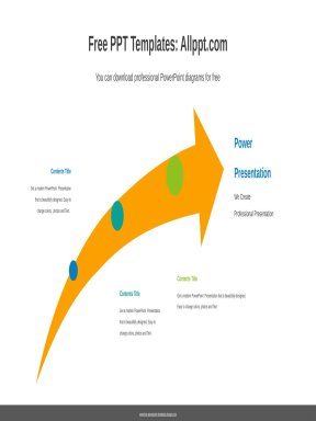 ( mẫu powerpoint ) 3d big growth arrow powerpoint template