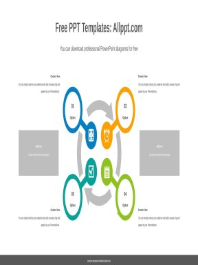 ( mẫu powerpoint ) center pointing circle powerpoint diagram