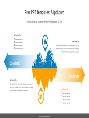 ( mẫu powerpoint ) two sided comparison powerpoint diagram