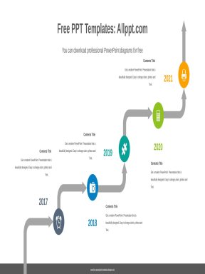 ( mẫu powerpoint ) rising curved arrows powerpoint diagram