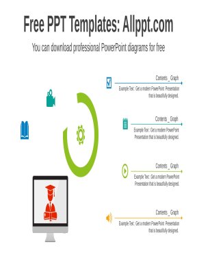 ( mẫu powerpoint ) ring arrows process powerpoint diagram