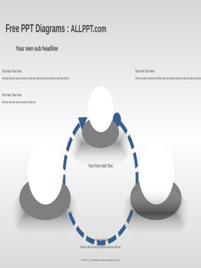 ( mẫu powerpoint ) 3d cycle PPT diagrams standard