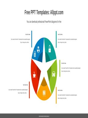 ( mẫu powerpoint ) radial fan collection powerpoint diagram