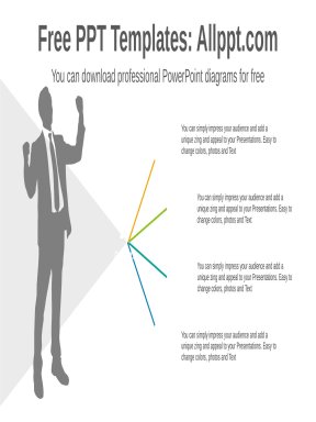 ( mẫu powerpoint ) successful business man PPT diagram