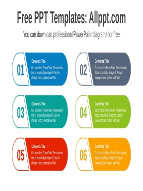 ( mẫu powerpoint ) oval text box banner powerpoint diagram