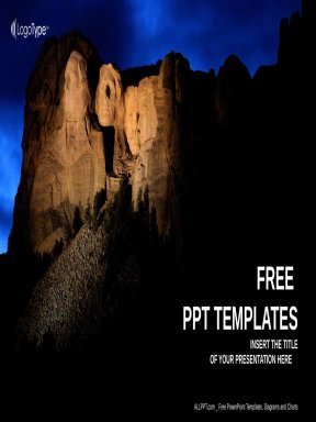 ( mẫu powerpoint ) mount rushmore recreation powerpoint templates ...