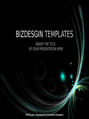 ( mẫu powerpoint ) flash wave abstract powerpoint templates pptx