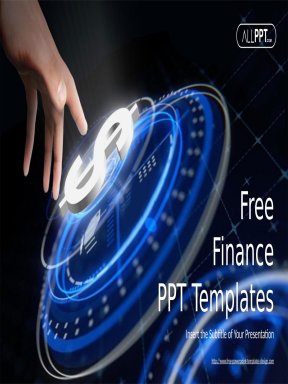 ( mẫu powerpoint ) digital dollar sign powerpoint templates