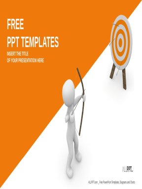 ( mẫu powerpoint ) guy hitting the target with his bow and arrow ...