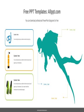 ( mẫu powerpoint ) scuba diver powerpoint diagram