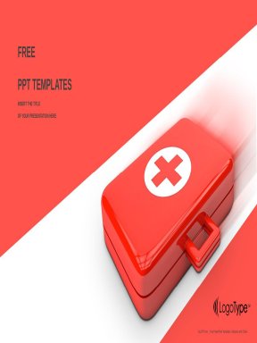 ( mẫu powerpoint ) first aid kit powerpoint templates widescreen