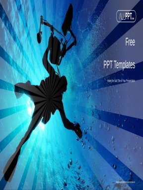 ( mẫu powerpoint ) underwater scuba diving powerpoint templates