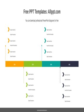 ( mẫu powerpoint ) horizontal alignment rectangle PPT diagram