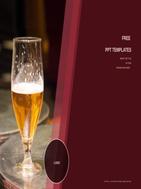 ( mẫu powerpoint ) taste of beer food PPT templates standard