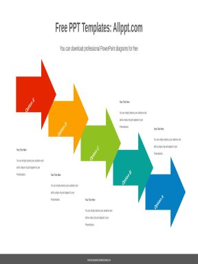 ( mẫu powerpoint ) 3d clustered diagonal arrow powerpoint diagram templat